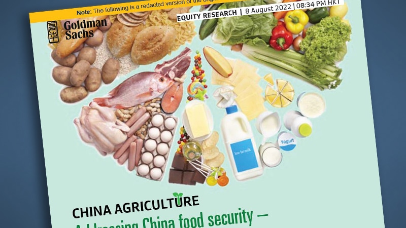 China Agriculture: Addressing China Food Security - Revolution of ...