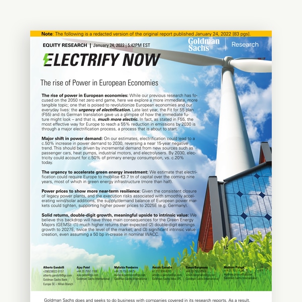 Powering Up Europe: AI datacenters and electrification to drive +c.40% ...