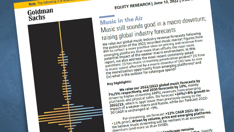 Music in the Air | Goldman Sachs